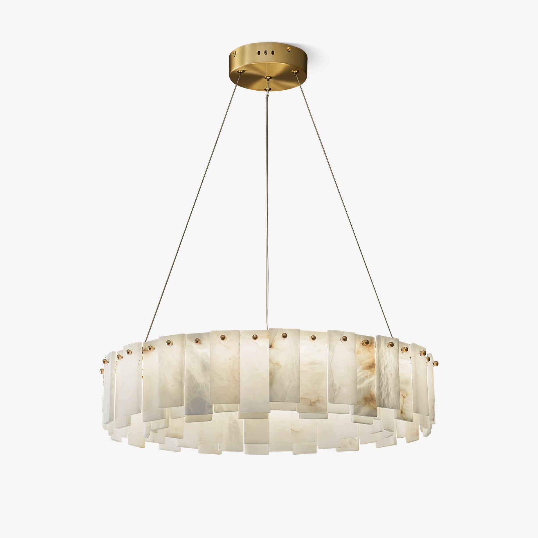 Celestial Alabaster Round Chandelier – CEENLI