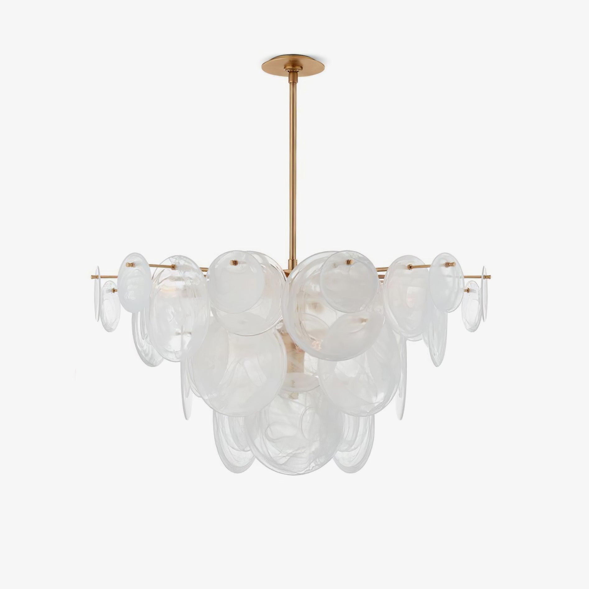 Brass Discs Cascading Chandelier – CEENLI