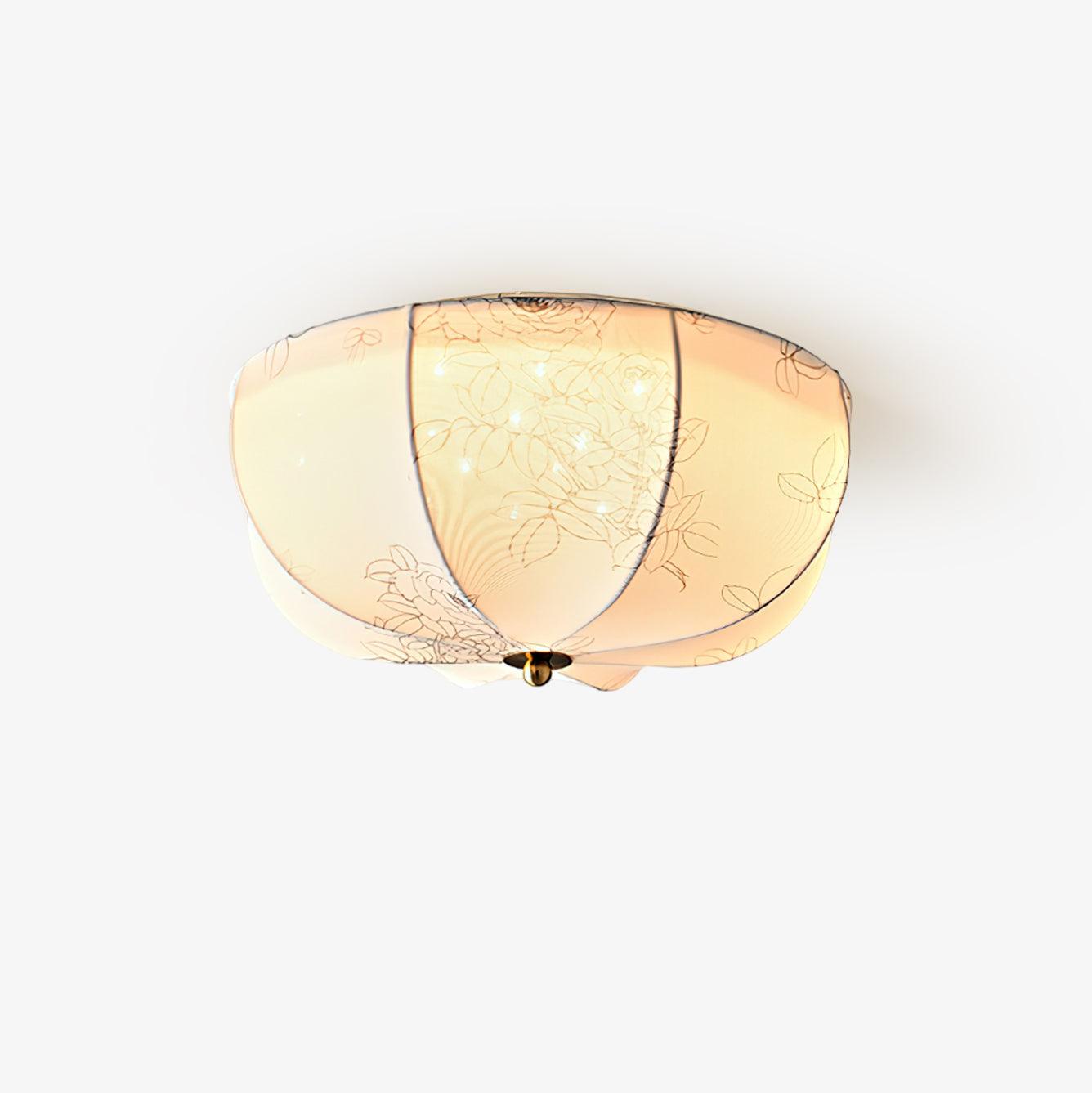 Orchid Fabric Ceiling Lamp – CEENLI